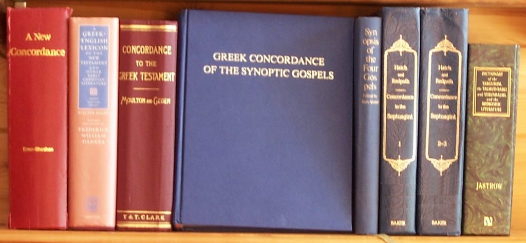 A Comparative Greek Concordance of the Synoptic Gospels | Jerusalem Perspective
