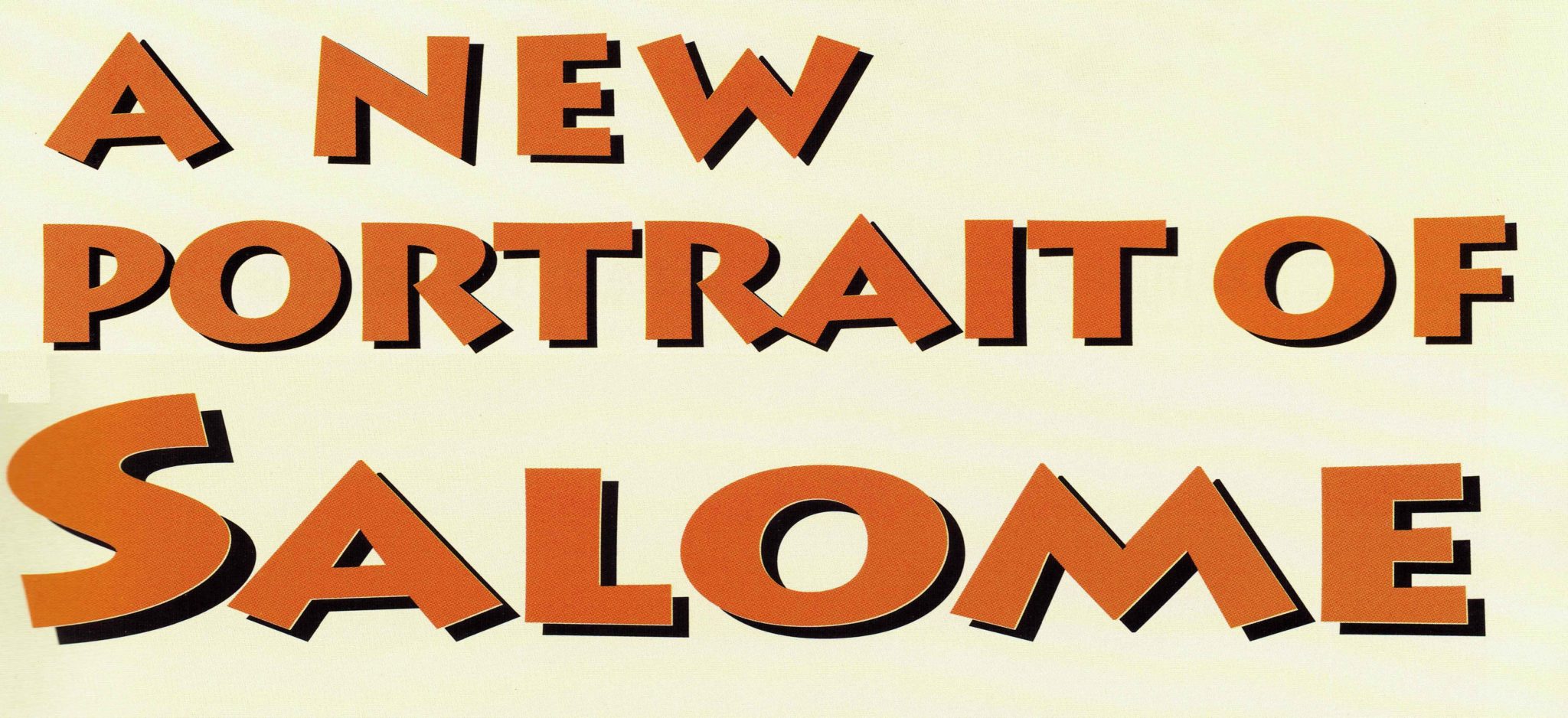Character Profile: A New Portrait of Salome | Jerusalem Perspective